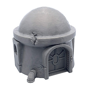 EnderToys Galactic Legion Desert Planet Huts, 3D Printed Tabletop RPG Scenery and Wargame Terrain for 28mm Miniatures
