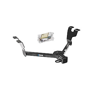 Reese Towpower 44581 Class III Custom-Fit Hitch with 2" Square Receiver opening, includes Hitch Plug Cover , Black