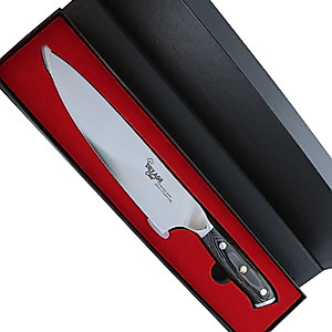 Dry Age Chef German Stainless Steel Chef/Butcher Knife & Hybrid Cutting Board Combo