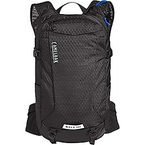 CamelBak Women's M.U.L.E. Pro 14 Bike Hydration Backpack 100oz - Body Mapping Technology, Black/White