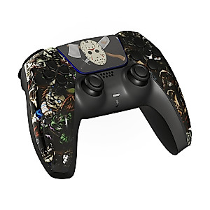 "Scary Party" Custom UN-MODDED Wireless PRO Controller compatible with PS5 Exclusive Unique Design