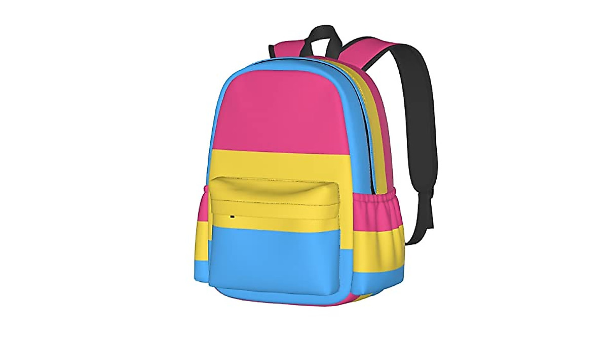 Pansexual Pride Flag Backpack | Lightweight School & Travel Bag