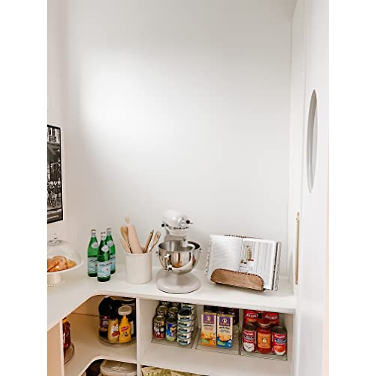 Mud Pie Beaded Cookbook Holder, 11" x 11", Natural Brown