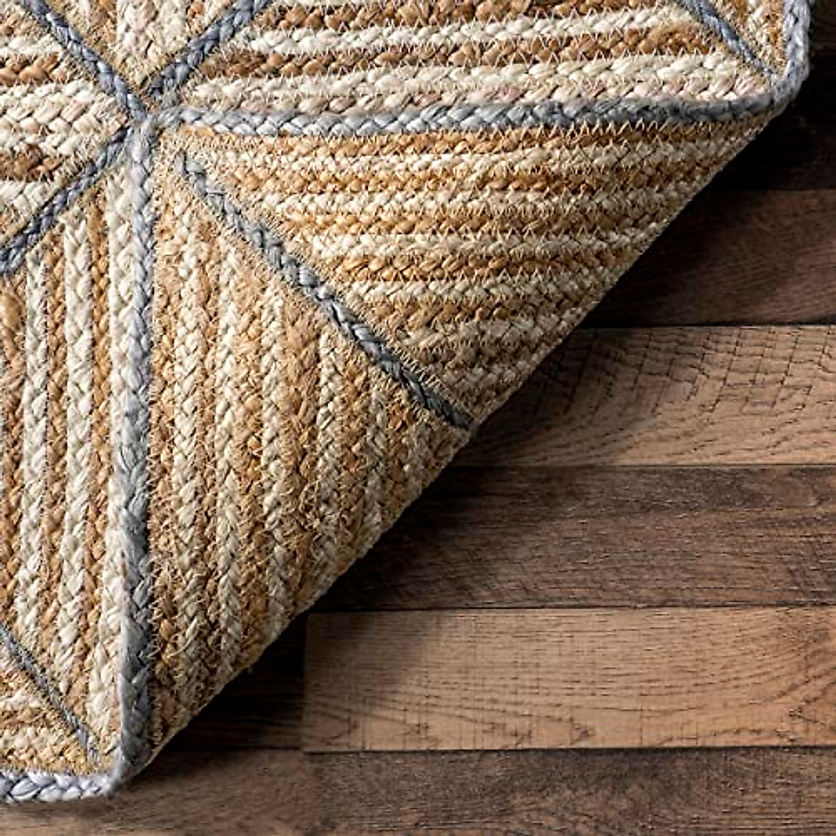 Rugs USA x Lauren Liess Marigold Vintage Tasseled Area Rug, 8' x 10', Brown