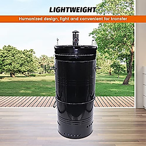 Hakka 16 Inch Multi-Function Barbecue and Charcoal Smoker Grill