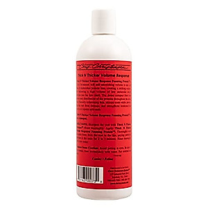 Chris Christensen Thick N Thicker Response Foaming Protein Dog Conditioner, Groom Like a Professional, Locks in Thickness & Adds 400x The Volume, Pro-Vitamin Formula, All Coat Types, Made in USA, 16 oz