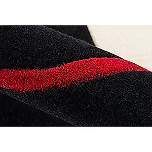 Momeni Rugs Delhi Collection Area Rug, 3' 6" x 5' 6", Black