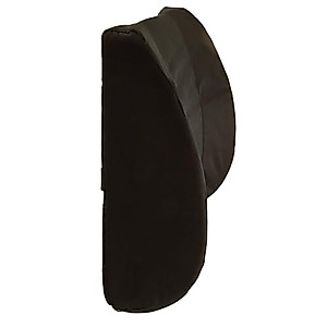 AmeriCan Goods Healthy Lumbar Support Pillow Lower Back Pain Contoured Foam Cushion for Car Office Home Computer Gaming Pillow for Back Pain Relief Improve Posture