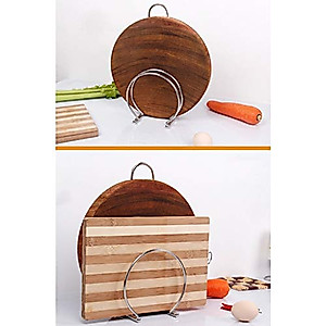 DRNKS Lid Rack Cutting Board Rack Kitchen Household 304 Stainless Steel Thickened Storage Rack Shelf Applicable to kitchen stove