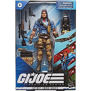 G.I. Joe Classified Series Spirit Iron-Knife Action Figure 36 Collectible Premium Toy, Multiple Accessories 6-Inch-Scale, Custom Package Art