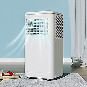 COWSAR Portable Air Conditioner 8500BTU 4-in-1 Air Conditioner Portable for Room Cooling Up 250sq.ft. 24 Timer Mini Air Conditioner ＜53dB Air Conditioner No Window