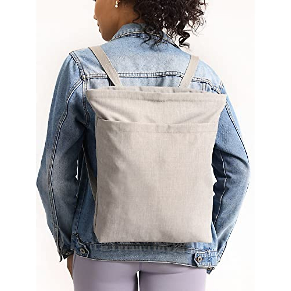 FASTFAIRY Tote Bag Backpack 2 in 1 ，Waterproof, holds 14" laptop