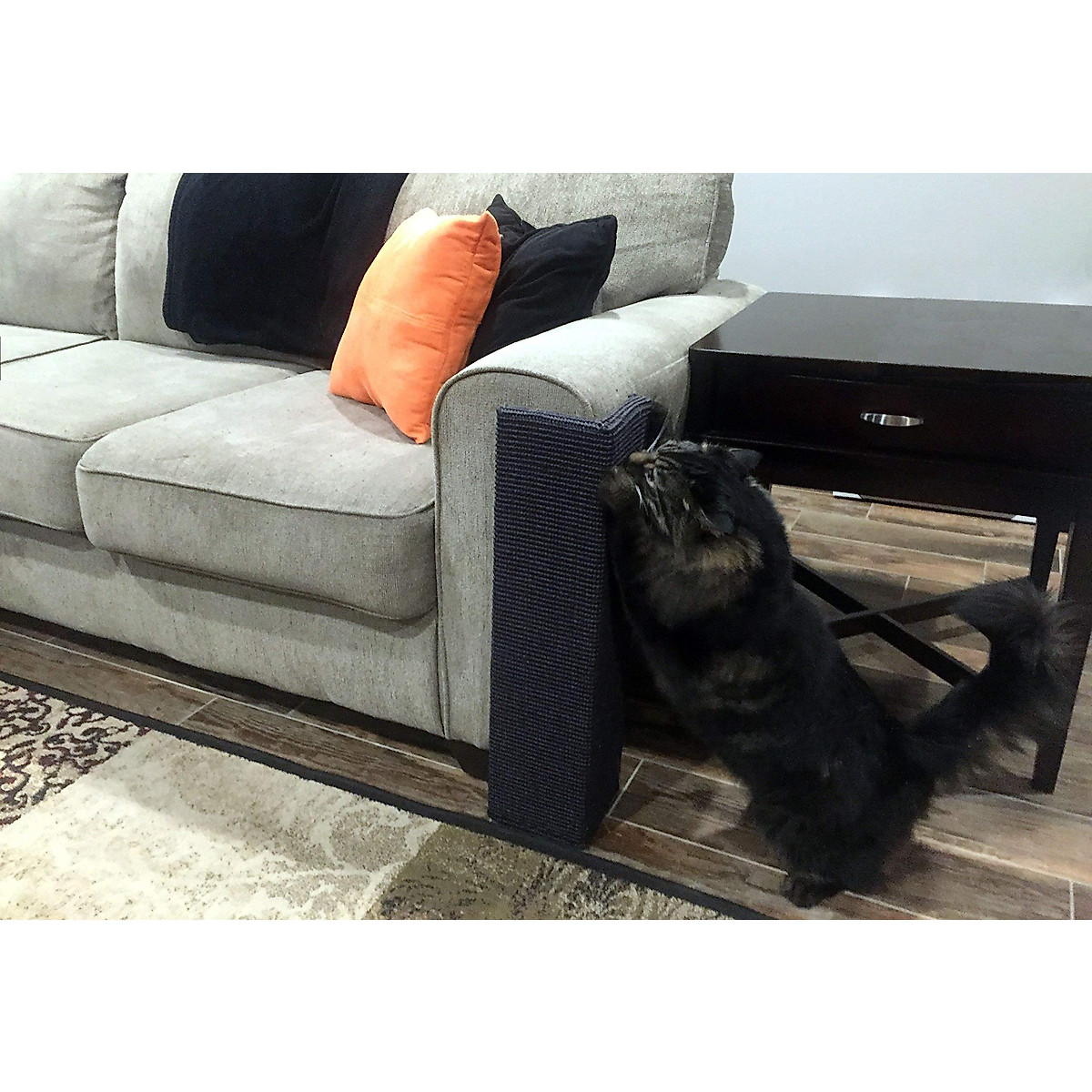 Sofa-Scratcher Squared' Cat Scratching Post & Couch-Corner/Furniture Protector (Beige)