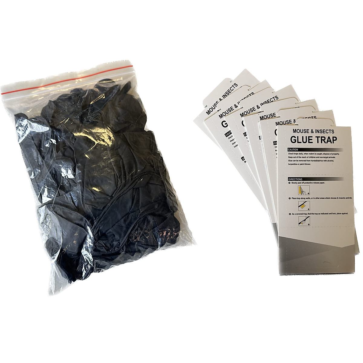 Viper Mouse Traps Lightning Fast Snap Trap, Premium Disposable or Reusable Mouse Traps (Viper 6 Pack Sticky Traps with 12 Gloves)