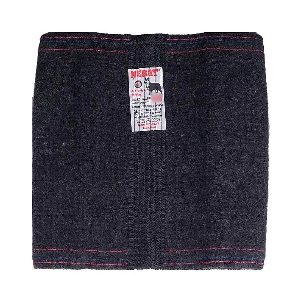 Dog's Hair Wool Therapeutic Belt for the Back and Waist Warming Orthopedic Bandage for Back Pain Arthritis, Neuritis (S)