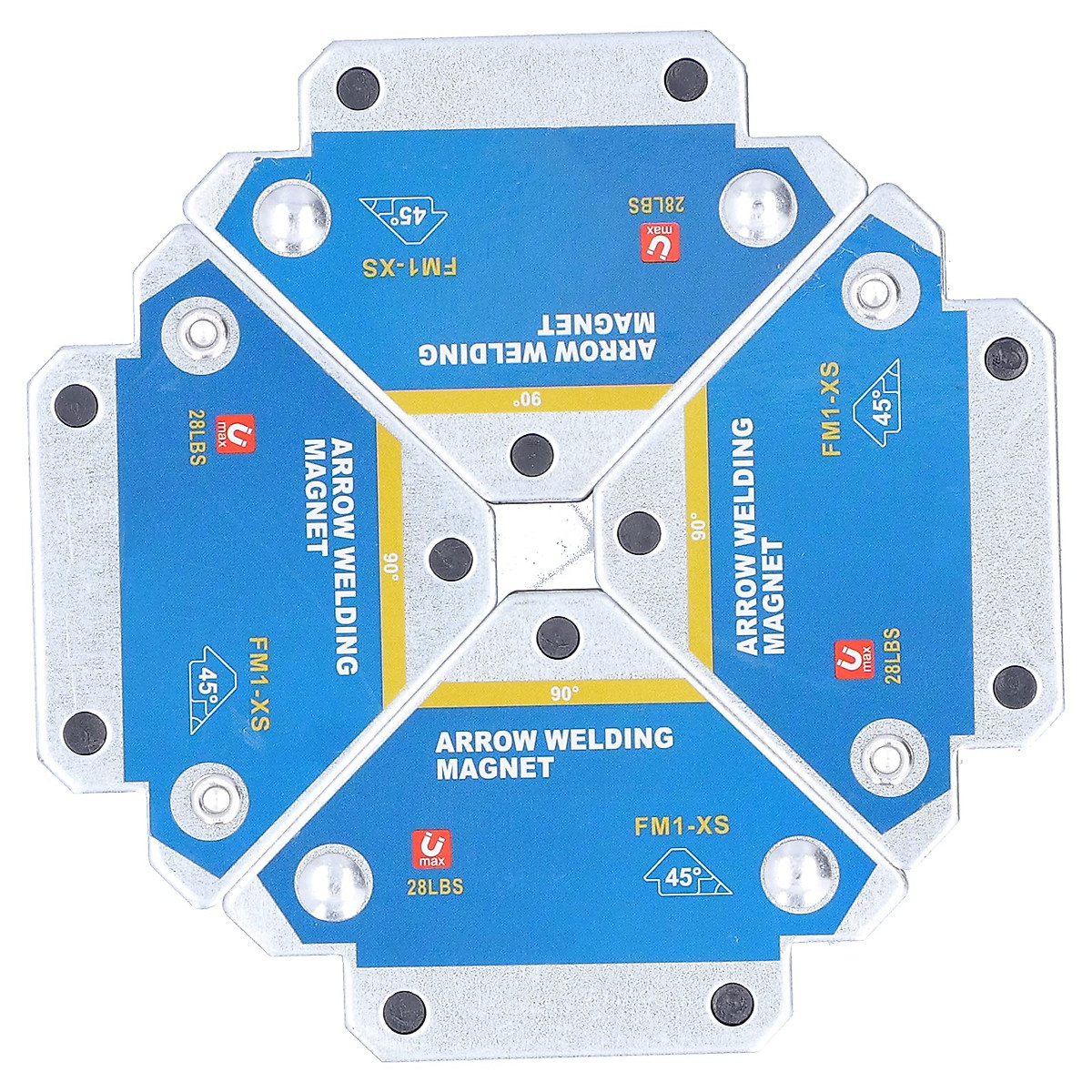 Welder Magnet, 28lbs Welding Magnetic Holder Set Portable 45° 90° 135° Durable for Working