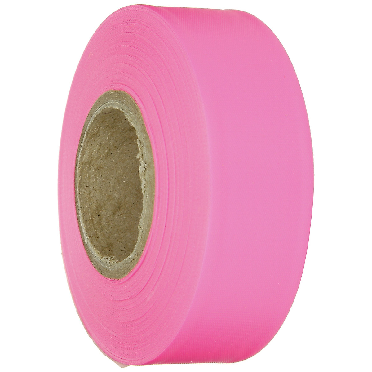 Brady Fluorescent Pink Flagging Tape for Boundaries and Hazardous Areas - Non-Adhesive Tape, 1.188" Width, 150' Length (Pack of 1) - 58354,Fluorescent Pink
