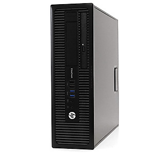 HP EliteDesk 800G1 Small Desktop Computer (SFF) | Quad Core Intel i5 (3.20GHz) | 16GB DDR3 RAM | 240GB SSD Solid State + 1TB HDD| Windows 10 Pro | 24in Monitor | RGB Mouse + Keyboard (Renewed)