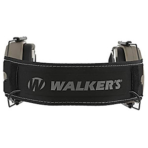 Walker's Razor Slim Shooter Electronic Hunting Folding Hearing Protection Earmuffs w/ 23dB Noise Reduction & Sound Amplification, Tan Patriot (4 Pack)