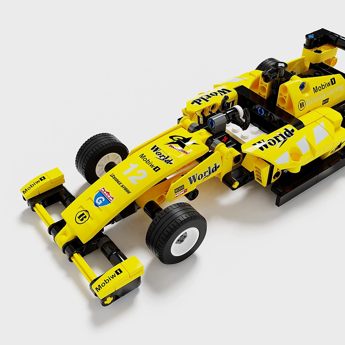 HI-Luck HI Luck Building Blocks Car Toys,230 Pieces Building Pull Back Racecar Toys for Kids,Best Building Blocks Gift for 6-12+ Years Old Boys and Girls, T1002