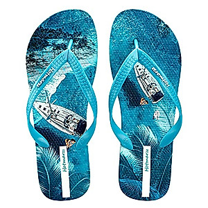 Hotmarzz Men's Slippers Flip Flops 2021 Series Size 13 US / 46 EU, 0888 Blue