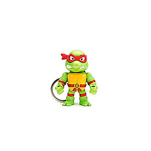 Teenage Mutant Ninja Turtles 2.5" 4-Pack Keychain Collectible Die-Cast Figure, Toys for Kids and Adults