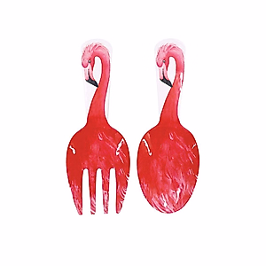 DEI Salad Server, Set of 2, Pink