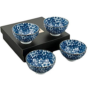 Fuji Merchandise BH111-B 4PC Bowl Set, One Size, Blue