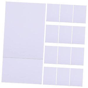HEALEEP 20pcs Photo Frame Paper White Picture Mattes DIY Photo Backing Board Picture Mats Photo Frame Mat Photo Pad Core Bevel Cut Mattes Paper Jam Display Mat Quilled Paper