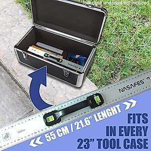 Aluminum Straight Edge Ruler with Handle, It is A Aluminum Ruler, A Straight Edge ruler and A Centimeter Ruler, Ideal Ruler for Cutting, Much Safer Because of The Handle. Easy to Use and Light Weight.