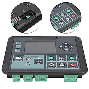 Generator Set Controller, Durable Engine Generator Controller, Plastic Accurate Power Display for Generator Generator Power Measurement Power Protection