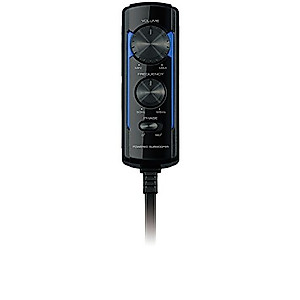 Kenwood KSC-PSW8 250W Max (150W RMS) Single 8" Under Seat Powered Subwoofer Enclosure W/Remote Control