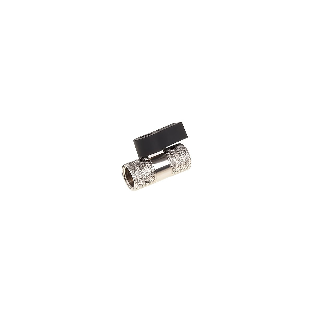 Alphacool 17353 2-Way Ball Valve G1/4 - Chrome Water Cooling Fittings
