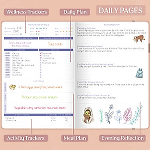 Legend Self-Care Journal – Guided Daily Reflection Journal to Support Mental & Physical Health – Daily Mood, Meditation & Personal Development Notebook – 7.1x10.5”, Lasts 3 Months (Rose Gold)