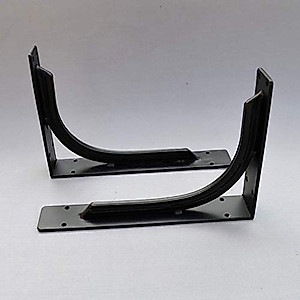 Edge Corner Protectors,Furniture Angle Brace,Shelf Bracket,Wall Mounted Brace Support,Floating Heavy Duty Metal Iron L-Shaped Triangle,Furniture TV Cabinet Desk Bar Counter Right Angle Shelf Supports,