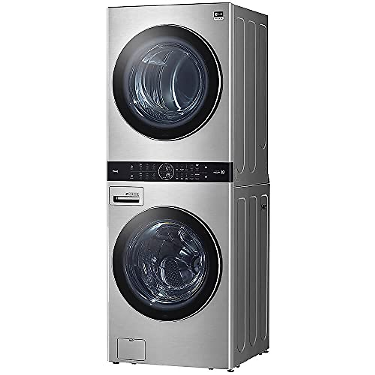 LG STUDIO Single Unit Front Load WashTower™ with Center Control™ 5.0 cu. ft. Washer and 7.4 cu. ft. Electric Dryer
