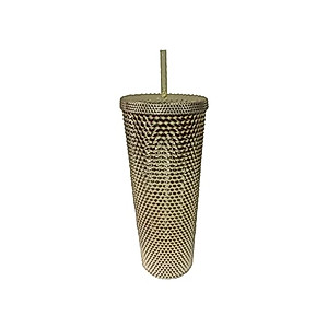 Starbucks Gold Studded Tumbler 2022 Fall Winter Holiday Bling (24 oz - Venti)