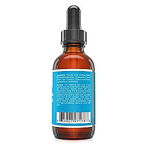 Glycolic Acid 70% Gel Peel with Chamomile and Green Tea Extracts - Professional Grade Chemical Face Peel for Acne Blemishes, Collagen Boost, Wrinkles, Fine Lines - Alpha Hydroxy Acid - 1 Bottle of 1 fl oz