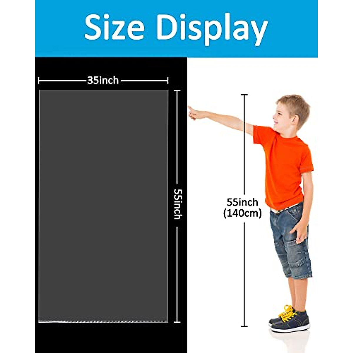 JOYIT 10 Pack Clear Cellophane Bags Large (35 in x 55 in) - 3 Mil Thicker Clear Cellophane Wrap for Gift Baskets, Opp Clear Plastic Gift Bags with Red Bows Ribbons