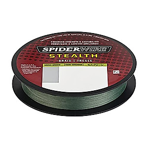 Spiderwire Berkley FireLine® Superline, Moss Green/Clear, 8lb | 3.6kg, 125yd | 114m Fishing Line, Suitable for Freshwater Environments