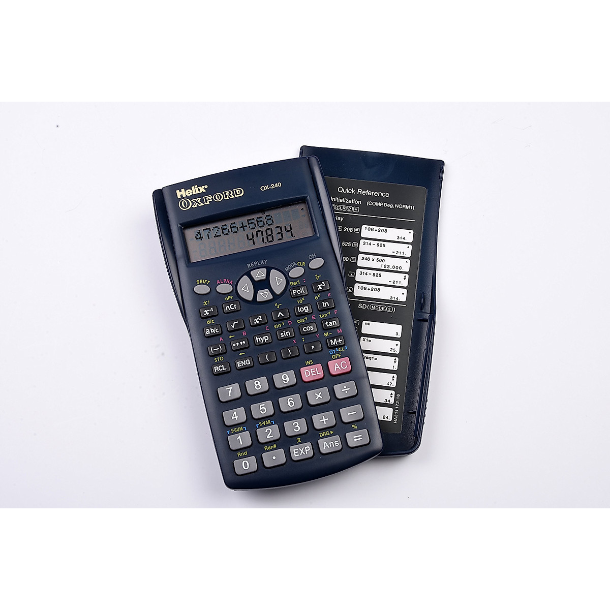Helix RC2072 Oxford Scientific Calculator,Black,22 x 14 x 2.2 cm