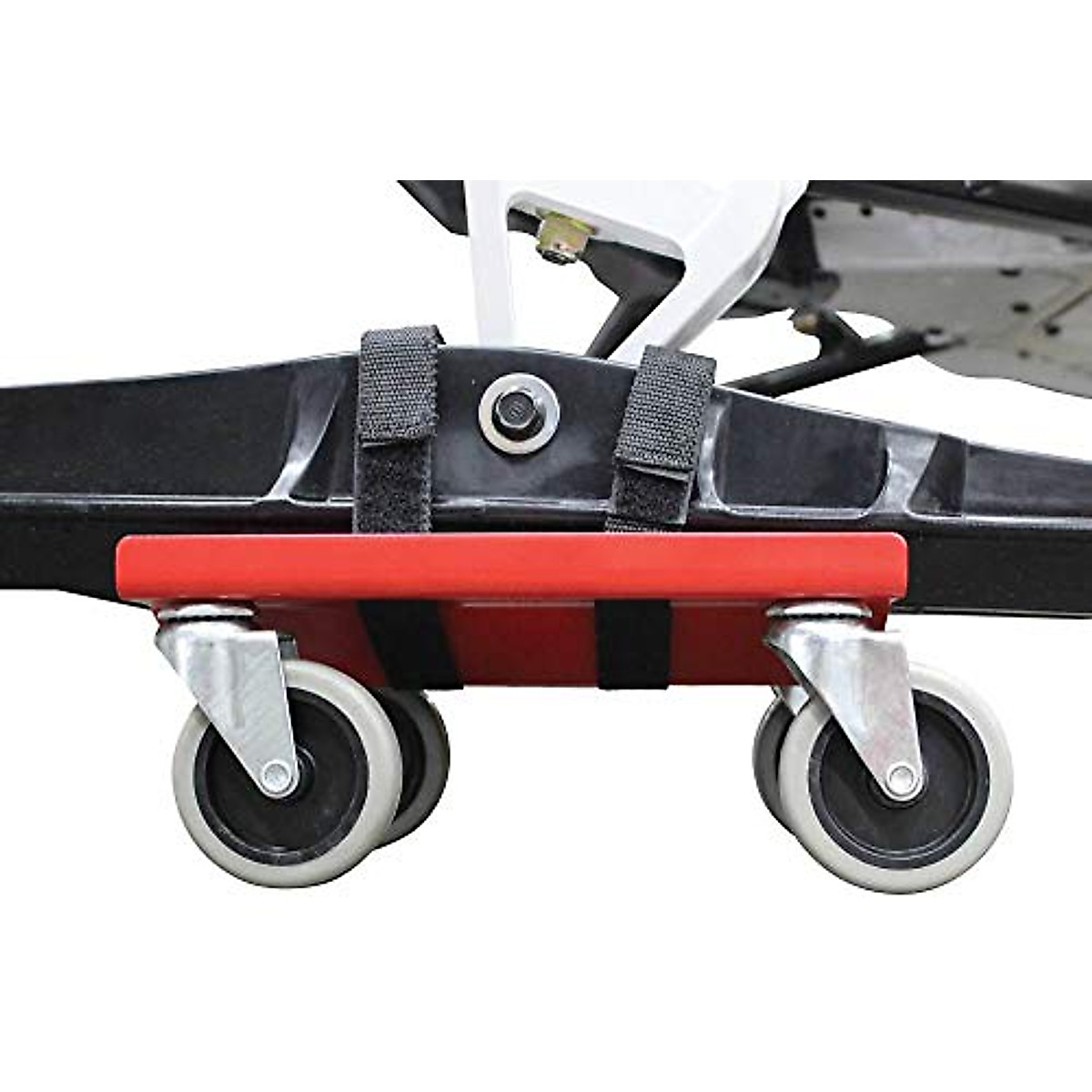 Extreme Max 5800.0228 V-Slides Snowmobile Dolly System - Steel, Red