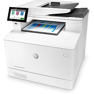 HP Color LaserJet Enterprise M480f Multifunction Duplex Printer (3QA55A) white