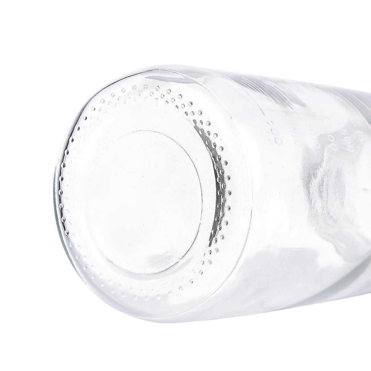 Moonetto 3 Pack 1000 mL Wide Mouth Graduated Round Reagent Media/Storage Lab Glass Bottle With GL80 Blue Polypropylene Screw Cap