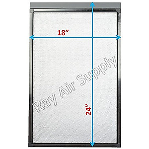 RAYAIR SUPPLY 18x24 Totaline CG1000 1" Air Cleaner Replacement Filter Pads 18x24 Refills (4 Pack)