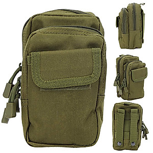 Travel Bag, Outdoor Waist Bag Lightweight Portable Nylon for Men for Hiking Camping Shopping
