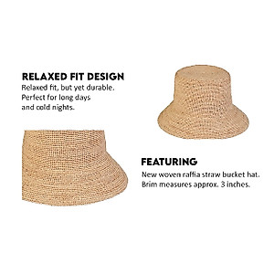 Lack of Color Women's The Inca Bucket Hat (Natural, Small (55 cm))