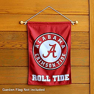 Sports Flags Pennants Company Garden Flag Banner Pole Wood Hanger