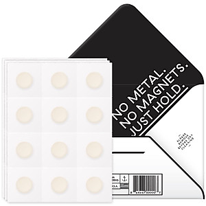 Fashion Anchor | 1 Pack of 36 Collar Stays for Men | No metal. No magnets. Just hold. | With discrete carrying sleeve