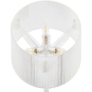 Modway French Grande Acrylic Table Lamp in Clear